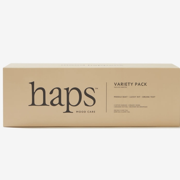 haps | Other | Haps Votive Candle Variety Pack Mood Care Nib | Poshmark